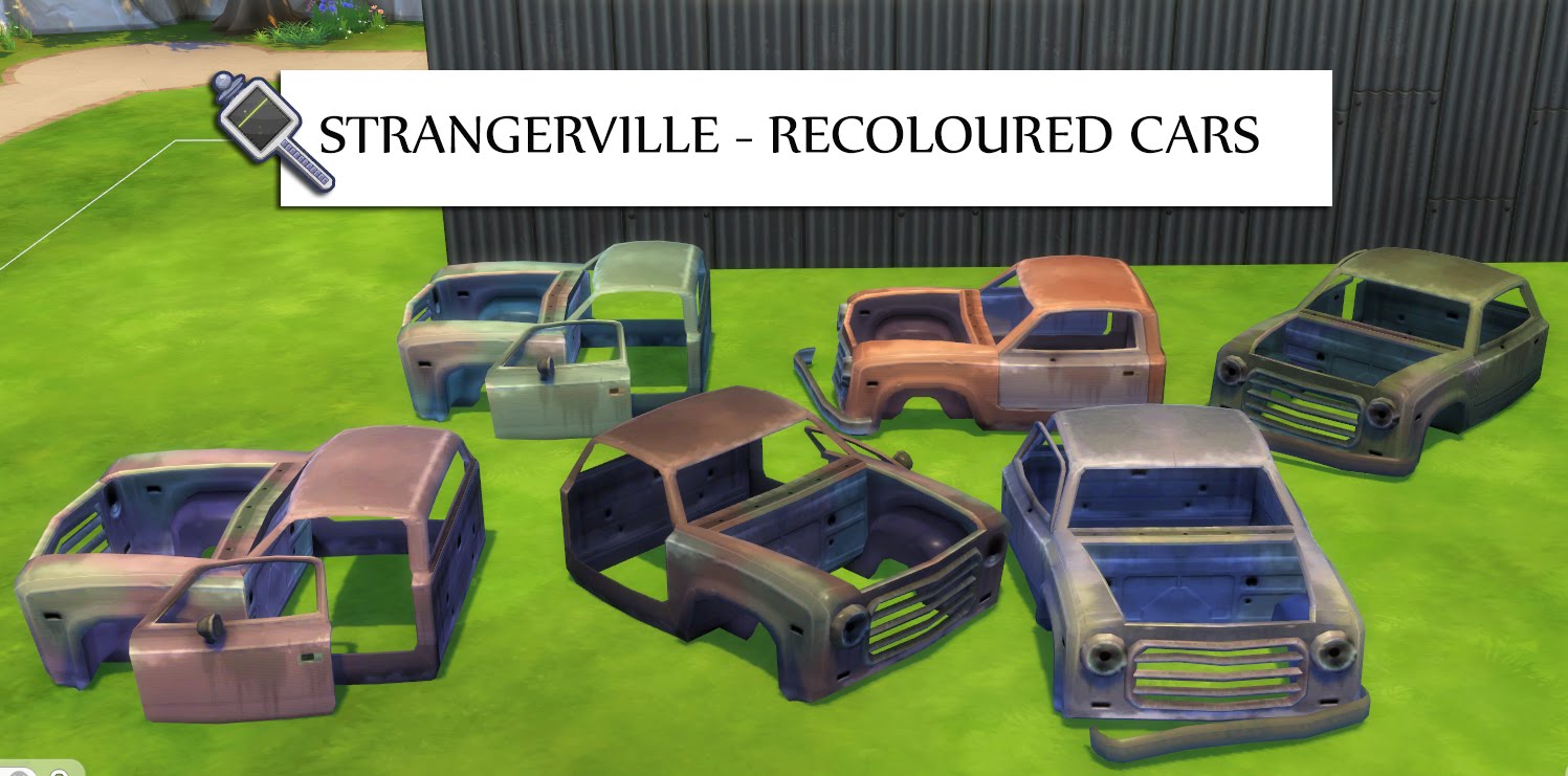 STRANGERVILLE OBJECTS – LIBERATED, RECOLOURED AND SEPARATED – icemunmun