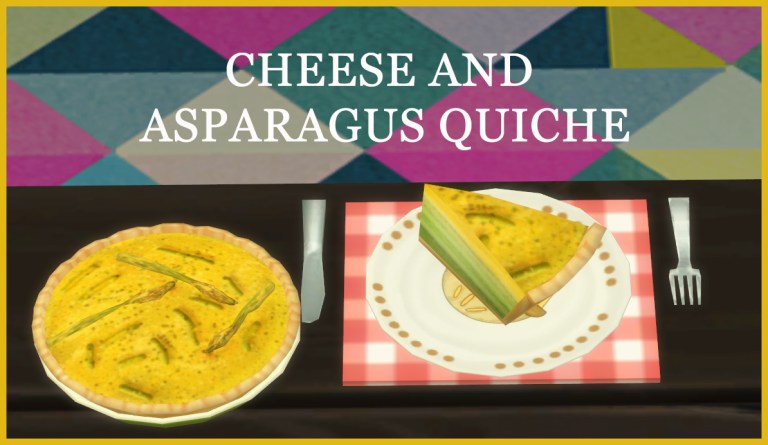 CHEESE ASPARAGUS QUICHE – icemunmun