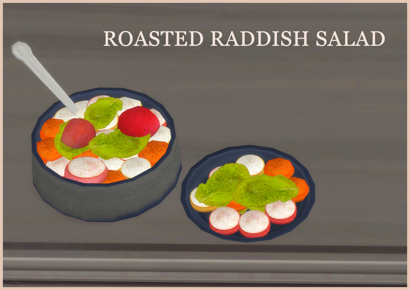ROASTED RADISH SALAD – icemunmun