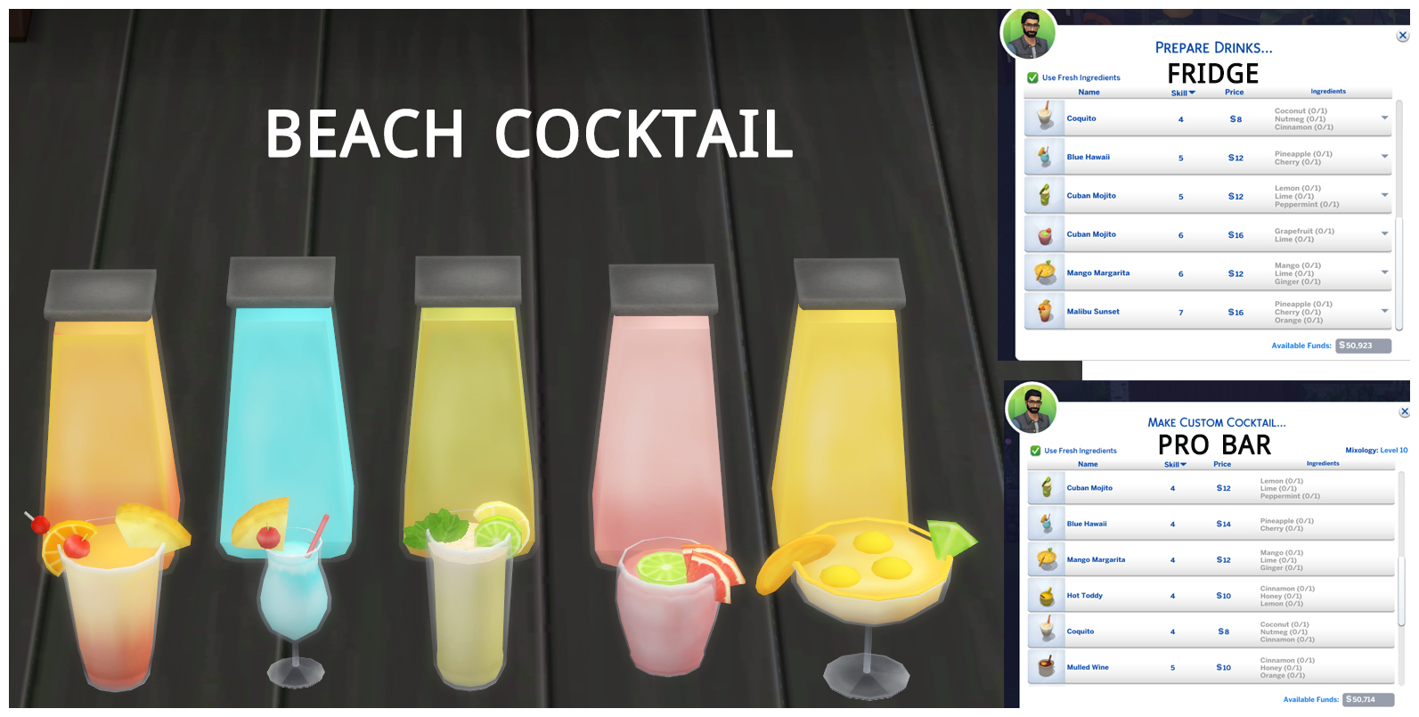 BEACH COCKTAILS – JULY – icemunmun