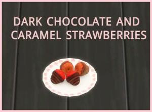 CHOCOLATE AND CARAMEL STRAWBERRIES – icemunmun