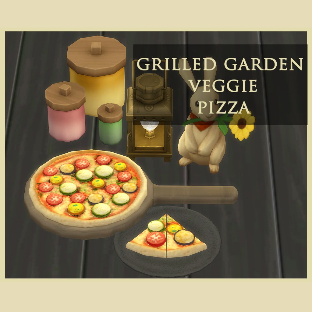 GRILLED GARDEN VEGGIE PIZZA – icemunmun
