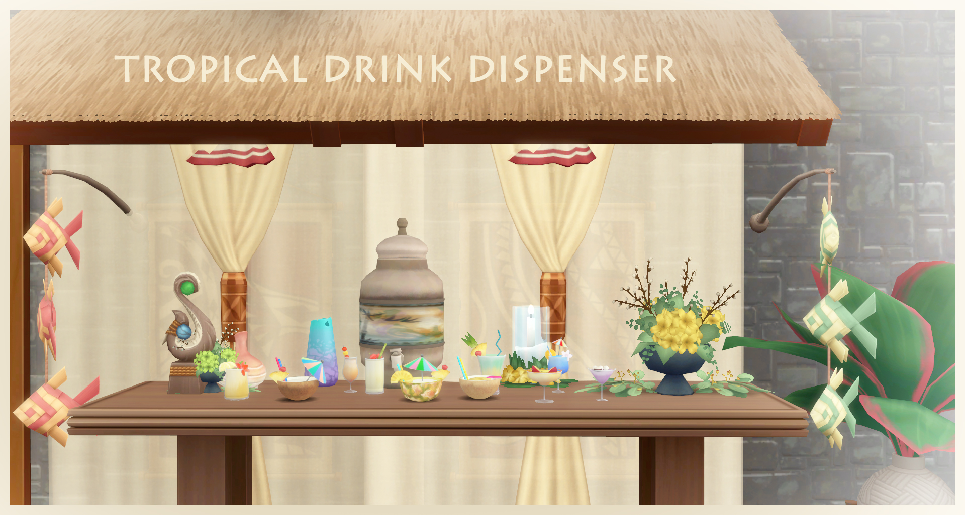 Tropical Drink Dispenser – Cocktails and Mocktails – icemunmun
