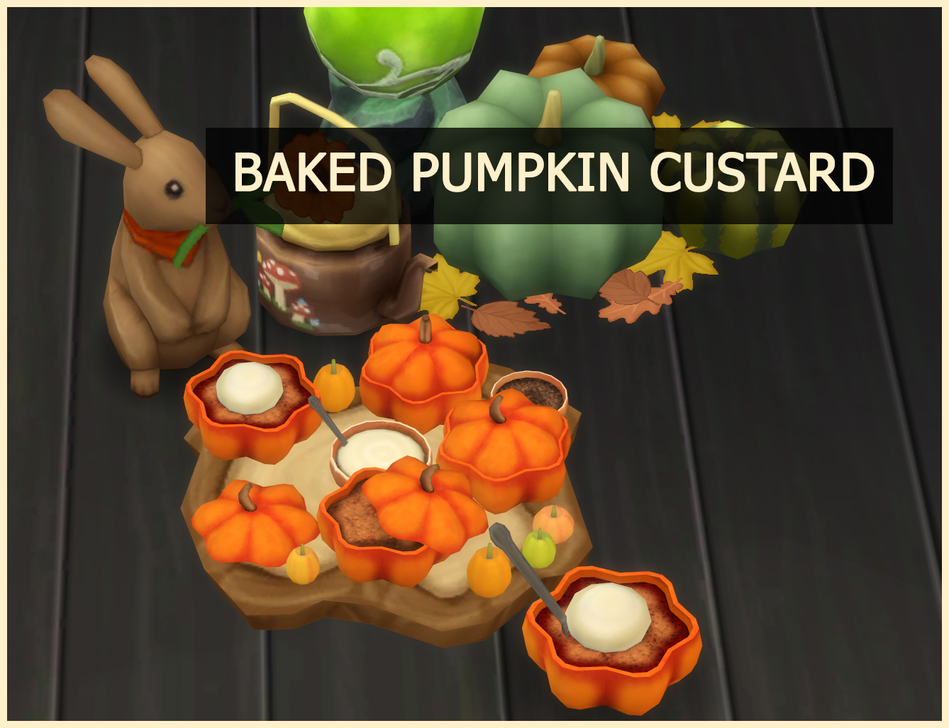 Baked Pumpkin Custard – icemunmun