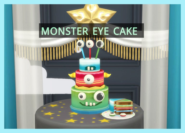 Monster Eyes Birthday Cake – icemunmun