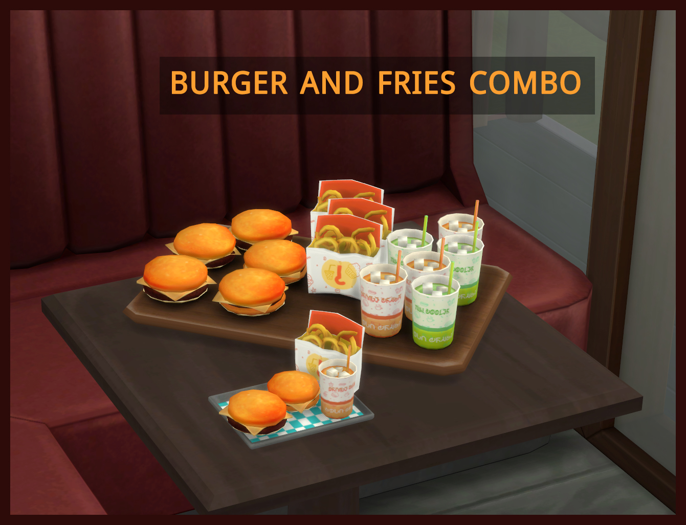 Burger And Fries Combo – icemunmun