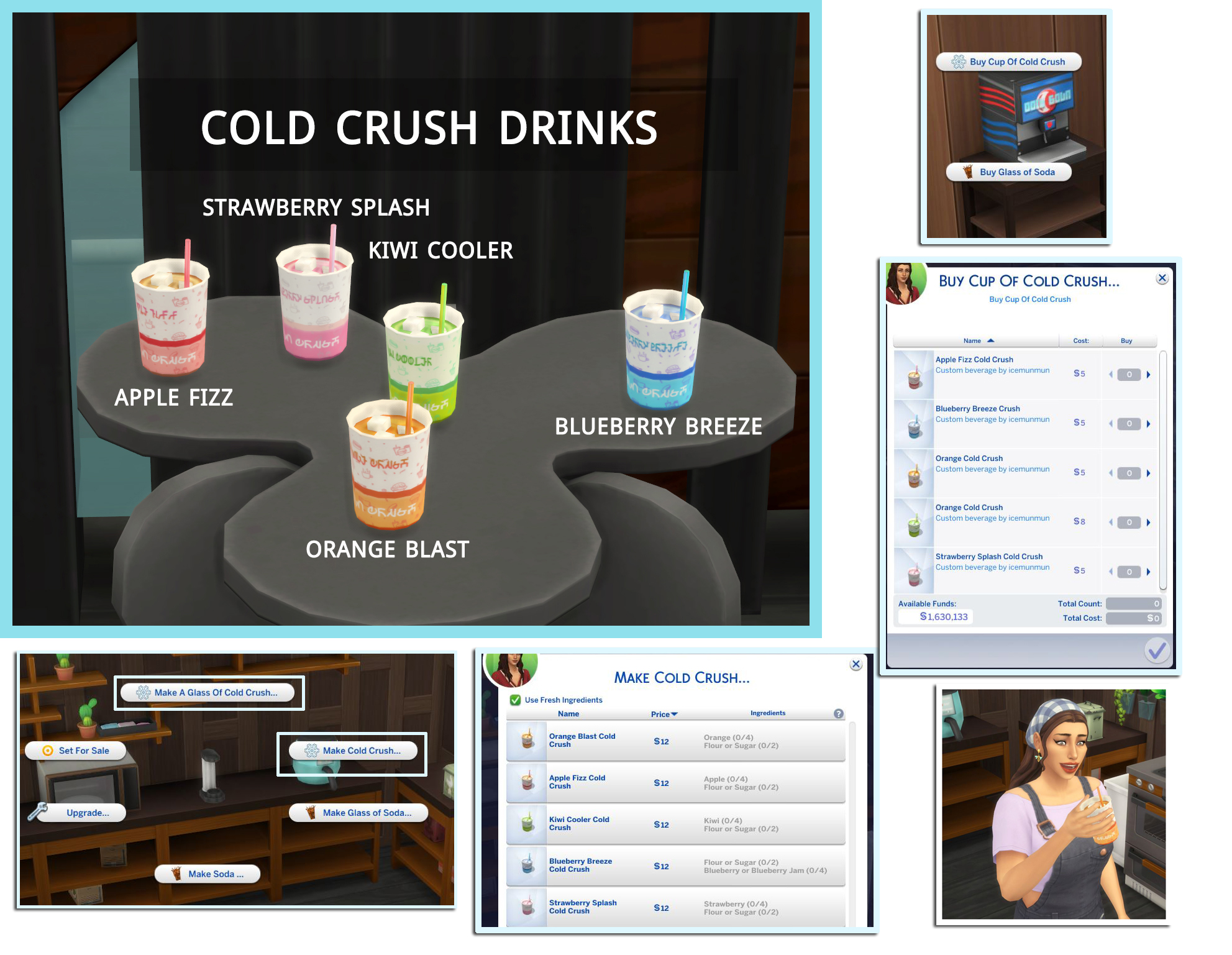 Cold Crush Drinks Set – icemunmun