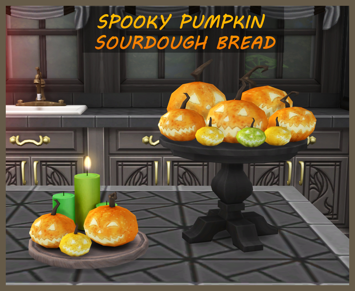 Spooky Pumpkin Sourdough Bread – Spooky Day Special – icemunmun