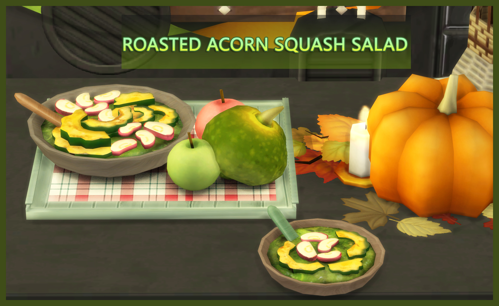 Roasted Acorn Squash Salad – icemunmun