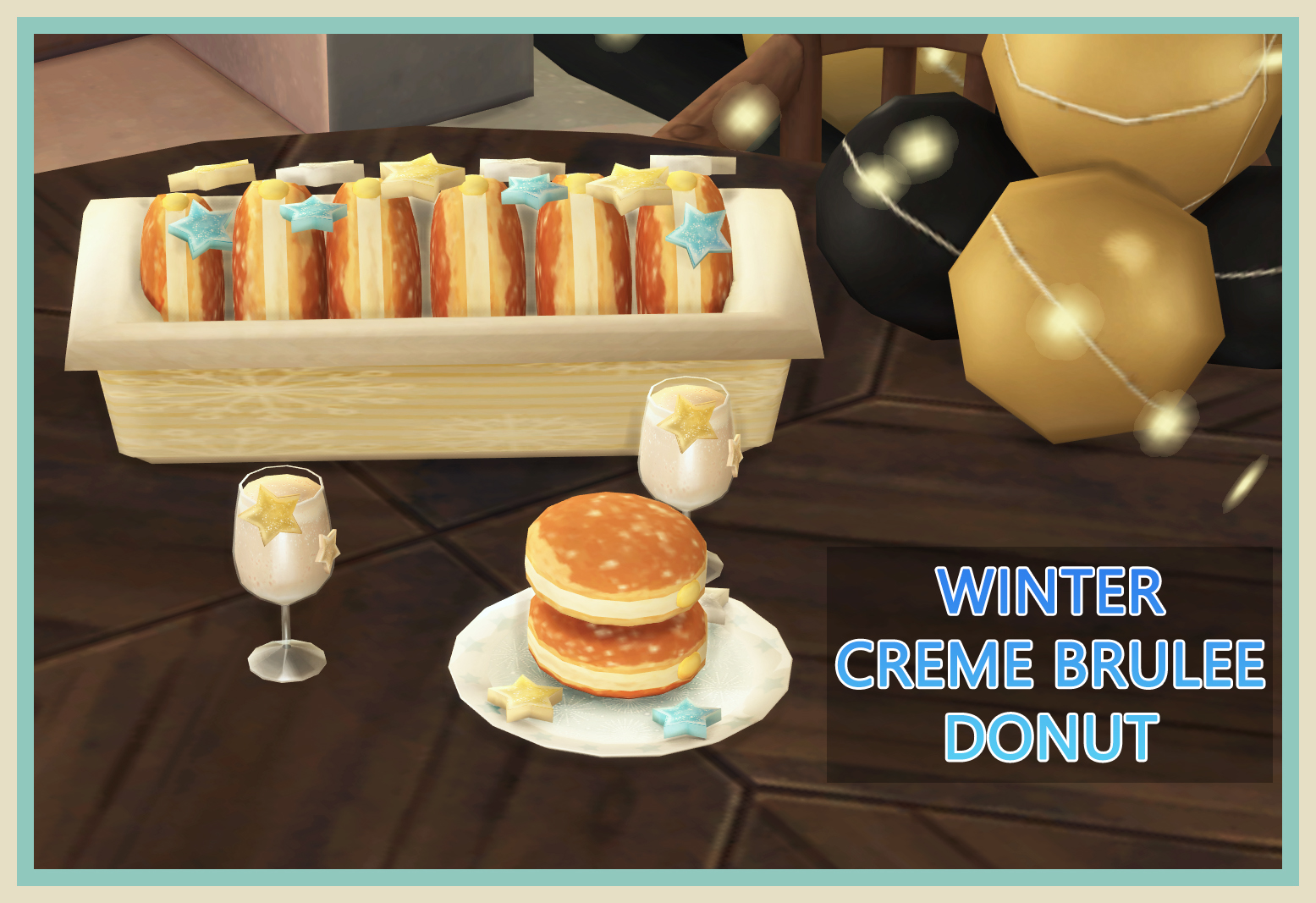 Winter Creme Brulee Donuts – icemunmun