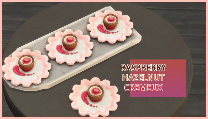 Rasberry Hazelnut Cremeux – Fine Dining – icemunmun
