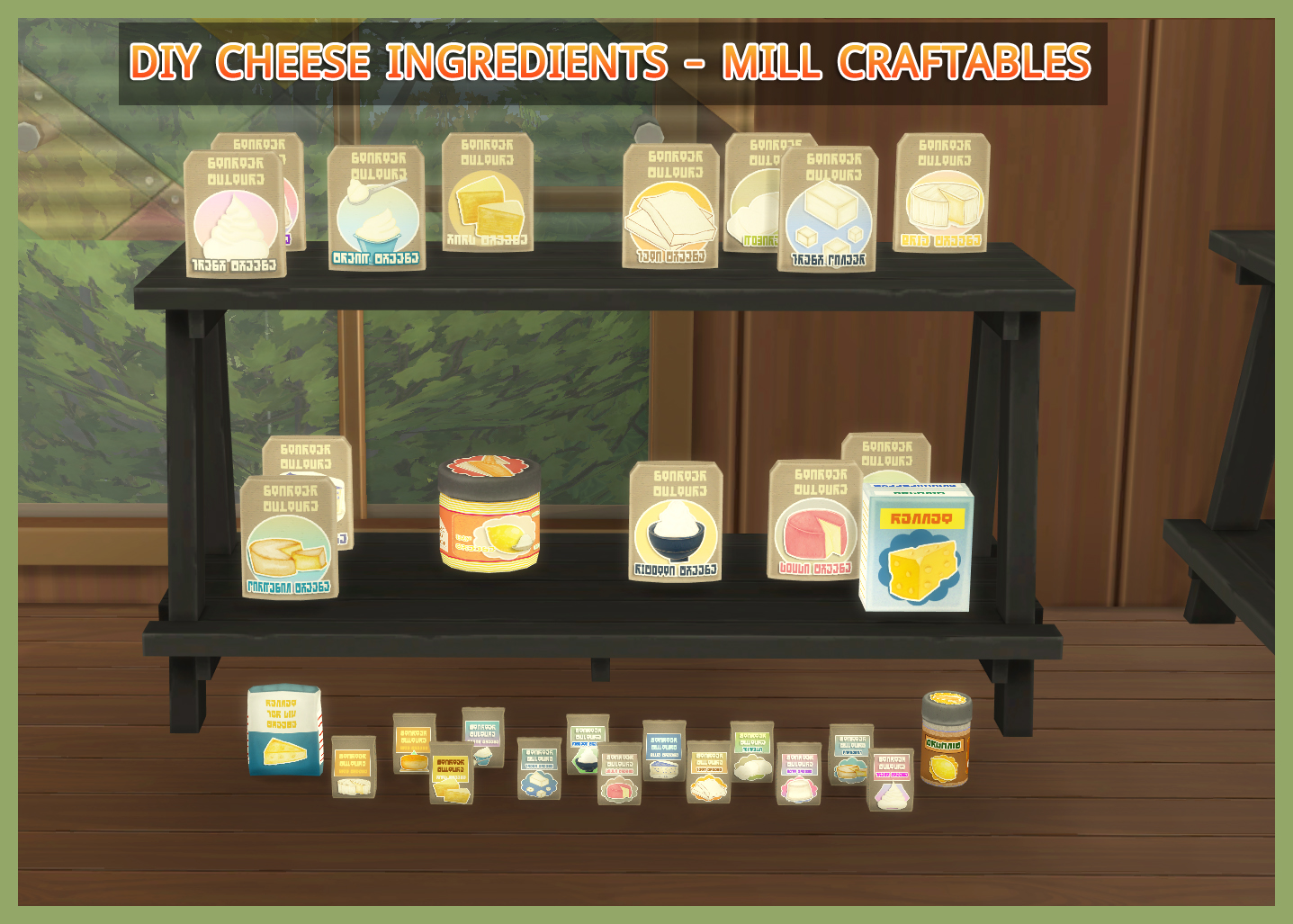 Mill Product – ADD ON 17 – DIY Cheese Ingredients – icemunmun