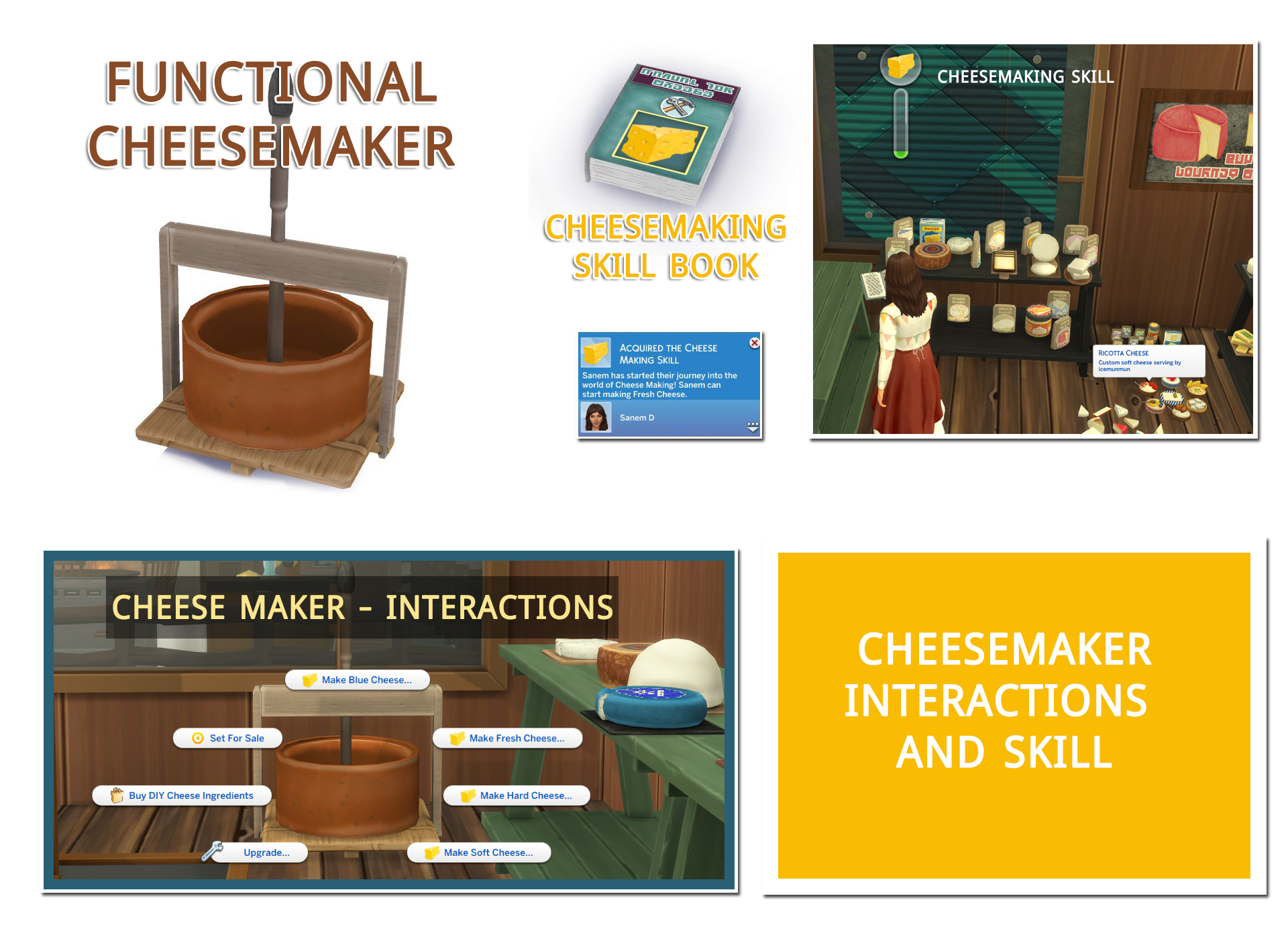 Functional CheeseMaker – DIY Cheese – icemunmun
