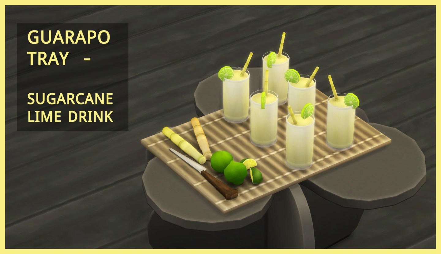 Guarapo – Sugarcane Lime Drink Tray – icemunmun