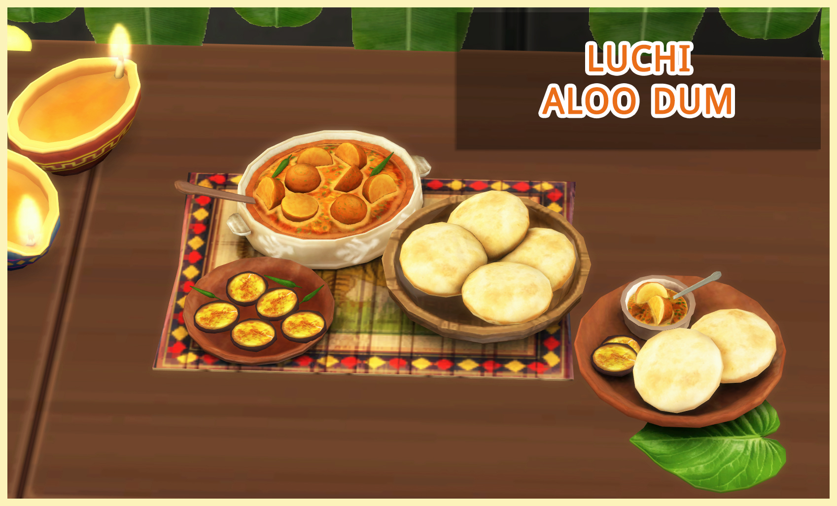Luchi Aloo Dum – Fluffy Crispy Bread with potato curry – icemunmun