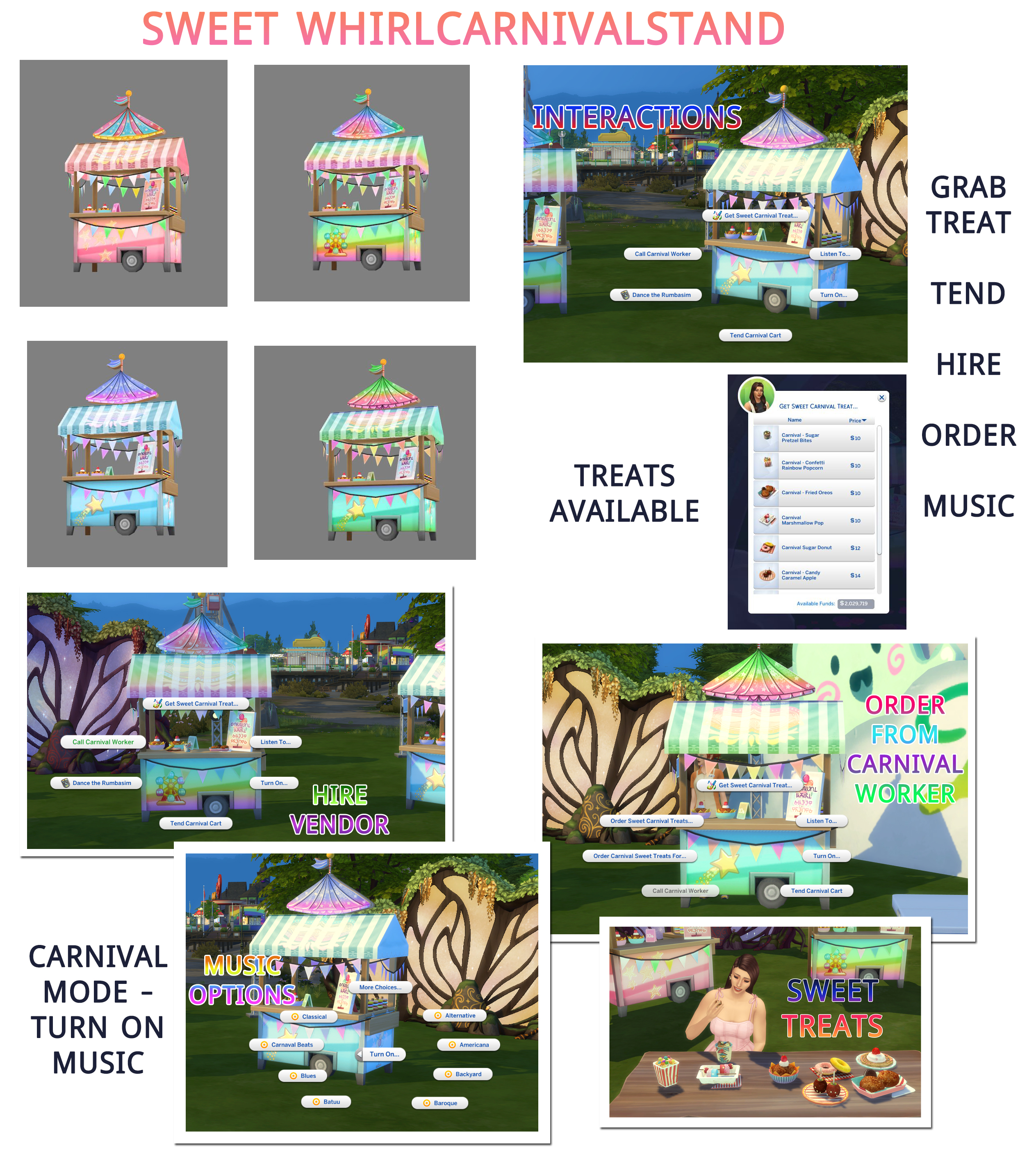 Sweet Whirl Carnival Stand – icemunmun