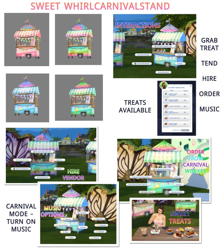 Sweet Whirl Carnival Stand – icemunmun